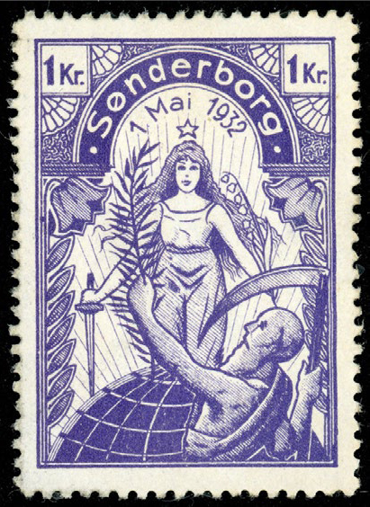 1932 May Day Danish rp – Poster Stamp Collectors Club